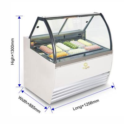 China GLEAD GL-PT10 Industrial Refrigeration Equipment 1050W Ventilated Cooling -16℃ to -18℃ 18 Pans for sale