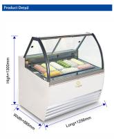 China GLEAD GL-PT10 Industrial Refrigeration Equipment 1050W Ventilated Cooling -16℃ to -18℃ 18 Pans for sale