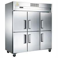 China Commercial Stainless Steel Freezer 1820x760x2000mm -12C to -18C Electric Refrigerator for sale