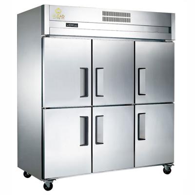 China Commercial Stainless Steel Freezer 1820x760x2000mm -12C to -18C Electric Refrigerator for sale