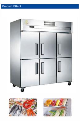 China Stainless Steel Electric Refrigerator Freezer for Restaurant Storage for sale