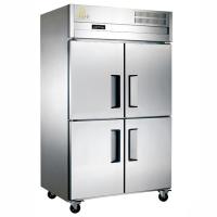 China GLEAD LF100D4 Commercial Refrigerator Freezer 1220x760x2000mm 220-240V 50Hz Stainless Steel for sale