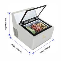 China GLEAD GL-03 Industrial Refrigeration Equipment 3 Pan Capacity -16C to -18C Ventilated Cooling 200W for sale