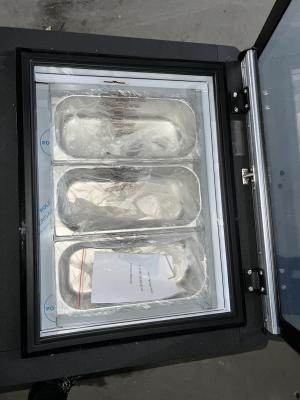 China GLEAD GL-03 200W Smart Gelato Ice Cream Showcase 44KG Industrial Refrigeration Unit for sale