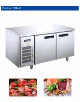 China Stainless Steel Restaurant Worktable Refrigerator 1500x760x850 220-240V 50Hz 0-5C for sale