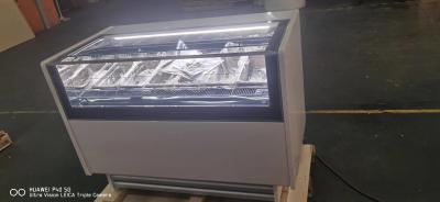 China GLEAD GLS 6 Industrial Refrigeration Equipment 6 Italian Pan Ventilated Cooler 1050W 220-240V Gelato Ice Cream Display for sale