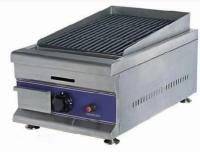 China 220V-240V Iron Lava Rock Grill With Silver And White Digital Control Panel for sale