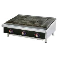 China Commercial Lava Rock Grill 220V-240V 500-700°F Digital Control Iron Kitchen Equipment for sale