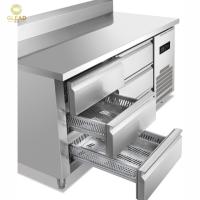 China Industrial Workbench Freezer 220-240V 410W Air Cooled Full Copper Tube Evaporator 50KG for sale