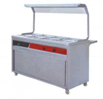 China Electric Bain Marie Soup Warmer 220-240V 50Hz Stainless Steel 800x900x850 for sale