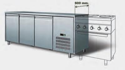 China SS304 Air Cooled Industrial Cooling Equipment for GN1/1 Temperature Control for sale