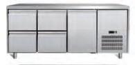 China SS304 Air Cooling 3 Doors Worktable Chiller Industrial Refrigeration Equipment 1795x700x850mm for sale