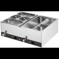 China Stainless Steel Electric Bain Marie 800x900x850mm 220-240V 50Hz Commercial Soup Warmer for sale