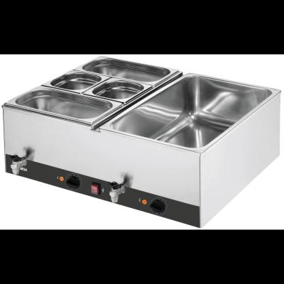 China Stainless Steel Electric Bain Marie 800x900x850mm 220-240V 50Hz Commercial Soup Warmer for sale