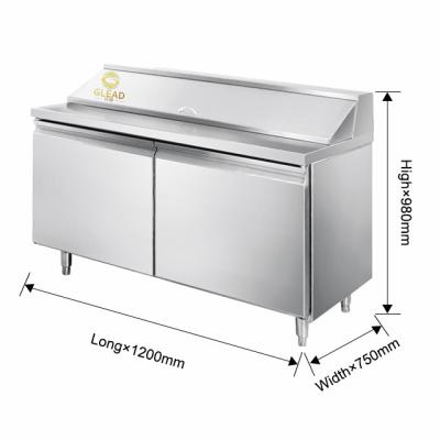 China GLEAD GL-3100T 390W Industrial Modular Refrigeration Unit 270L Plug-in for Pizza Salad Cabinets for sale