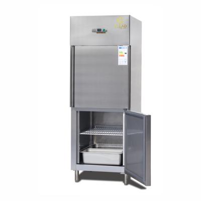 China Industrial Upright Chiller Refrigerator 600L Air Cooling -14~-18C Freezer Commercial Kitchen for sale