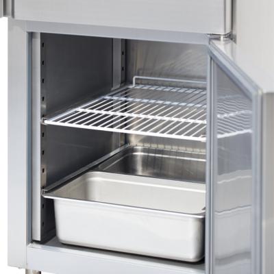 China Industrial Cooling Equipment - Low Temperature 2 Half Doors Upright Chiller for sale