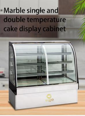 China GLEAD 415L Air Cooled Cake Showcase Refrigerator 2200W Commercial Bakery Display for sale