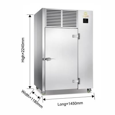 China GLEAD GL Industrial Blast Chiller Freezer Cabinet 2700W 15 Trays 800x870x2020mm for sale