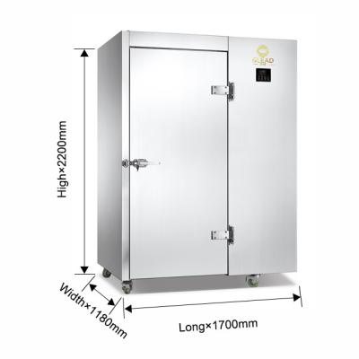 China GLEAD GL 15 Tray Blast Chiller Freezer Cabinet 2700W Air Cooled 220-240V for sale