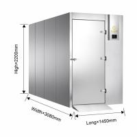 China Industrial Blast Chiller Freezer Cabinet 2700W Air Cooled 15 Tray Capacity for sale