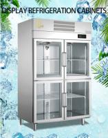 China Air Cooled Display Refrigeration Cabinet 1000/1200L 700W 220-240V 5~0°C for sale