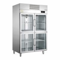 China GLEAD GL 1000/1200L Air Cooled Display Refrigeration Cabinet 700W 220-240V for sale