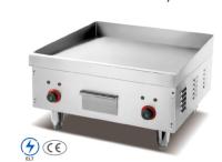 China Electric Stainless Steel Griddle 310x425x250mm 220-240V Commercial Cooking Equipment for sale