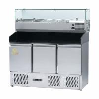 China GLEAD 3 Doors Worktable Chiller SS304 220-240V 2N~50HZ 2-8C Industrial Refrigeration for sale