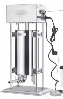 China Commercial Stainless Steel Sausage Stuffer Filler 2L-30L Electric 110V-240V for sale