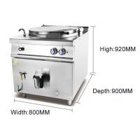 China Glead GL-RO 25KW Commercial Gas Cooking Range with LPG/NG Valve for Restaurant Kitchen for sale