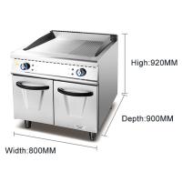 China 17.8KW Commercial Gas Cooking Range Machine Low Noise Adjustable Temperature Control GL RG for sale