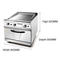 China Glead GL-RG Commercial Gas Cooking Range Machine 17.8KW LPG/NG with Adjustable Temperature Control for sale