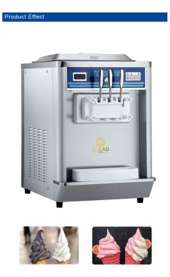 China Industrial Refrigeration Equipment 200-300 Cups per Hour 2x1.8L Freezing Tank R404A for sale
