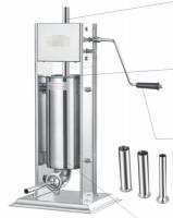 China Stainless Steel Sausage Filler Machine 3L-30L Electric Manual Sausage Stuffer 220V for sale