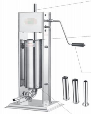 China Stainless Steel Sausage Filler Machine 3L-30L Electric Manual Sausage Stuffer 220V for sale