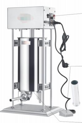 China Stainless Steel Sausage Stuffer Filler 15L Electric Commercial Food Processing Machinery 220V for sale