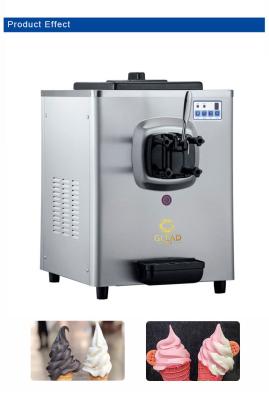 China GLEAD GL-BQ108 Commercial Soft Ice Cream Machine 100-150 Cups per Hour R134A Refrigerant 700W for sale