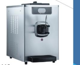 China GLEAD GL-BQ108 Soft Ice Cream Machine 700W 100-150 Cups/Hour Pre-Cooling R134A for sale