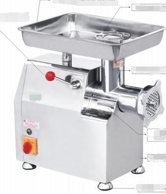 China Glead GL 220V 240V Electric Stainless Steel Meat Grinder Mincer with Gear Driven Motor for sale