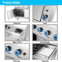 China Commercial Gas 4 Range Stove with Oven SS304 150KG LPG Natural Gas for sale