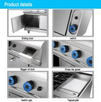 China Gas 4 Range Stove with Oven SS304 1200mm LPG Natural Gas Commercial Kitchen Equipment for sale