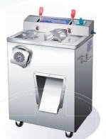 China Stainless Steel Electric Meat Mincer and Slicer 1.1KW 220V 200-400kg/h for sale