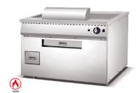 China LPG Gas Teppanyaki Machine 200C Temperature Range 1000x800x800mm Commercial Restaurant Cooking Equipment for sale