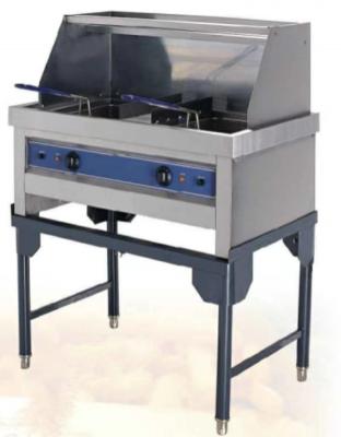 China Commercial Electric Fryer 220-240V Stainless Steel 0-300℃ Temperature Control 740x585x955mm for sale