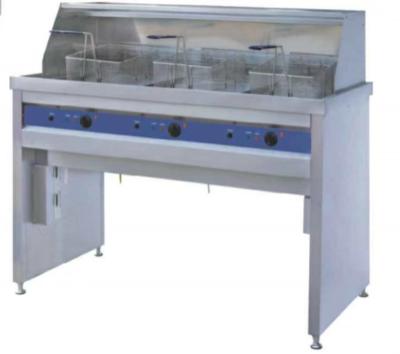 China Commercial Electric Stainless Steel Fryer 740x585x955mm 220-240V 0-300C for Restaurant for sale
