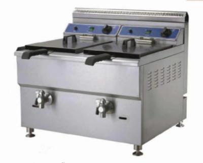 China GLEAD GL-9876 Commercial Electric Fryer 220-240V Stainless Steel Fast Food Kitchen Equipment for sale