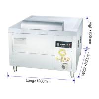 China Japanese Gas Arc Teppanyaki SS304 Commercial Grill 1200mm LPG Natural Gas 130KG for sale