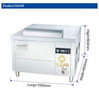 China Japanese Gas Arc Teppanyaki SS304 Commercial Grill 1200mm LPG Natural Gas 130KG for sale