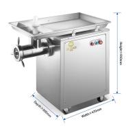 China Stainless Steel Meat Grinder 2200W 320kg/h Copper Wire Motor Commercial Hotel Equipment for sale